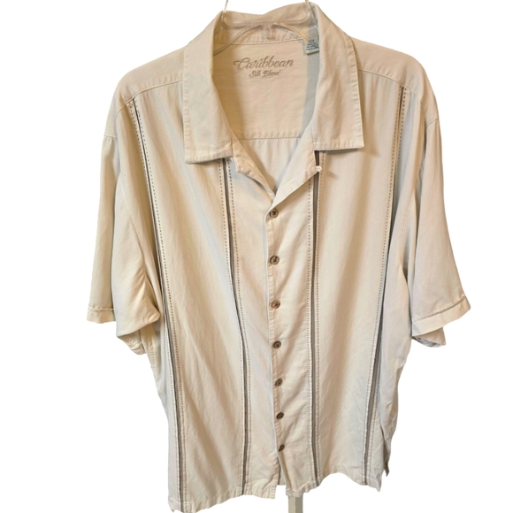 Caribbean | Shirts | Big Tall Mens Button Down Shirt By Caribbean Size ...